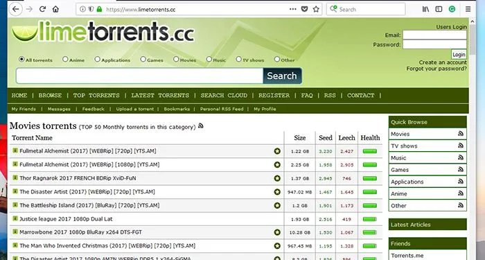35 Best LimeTorrents Alternatives In 2022